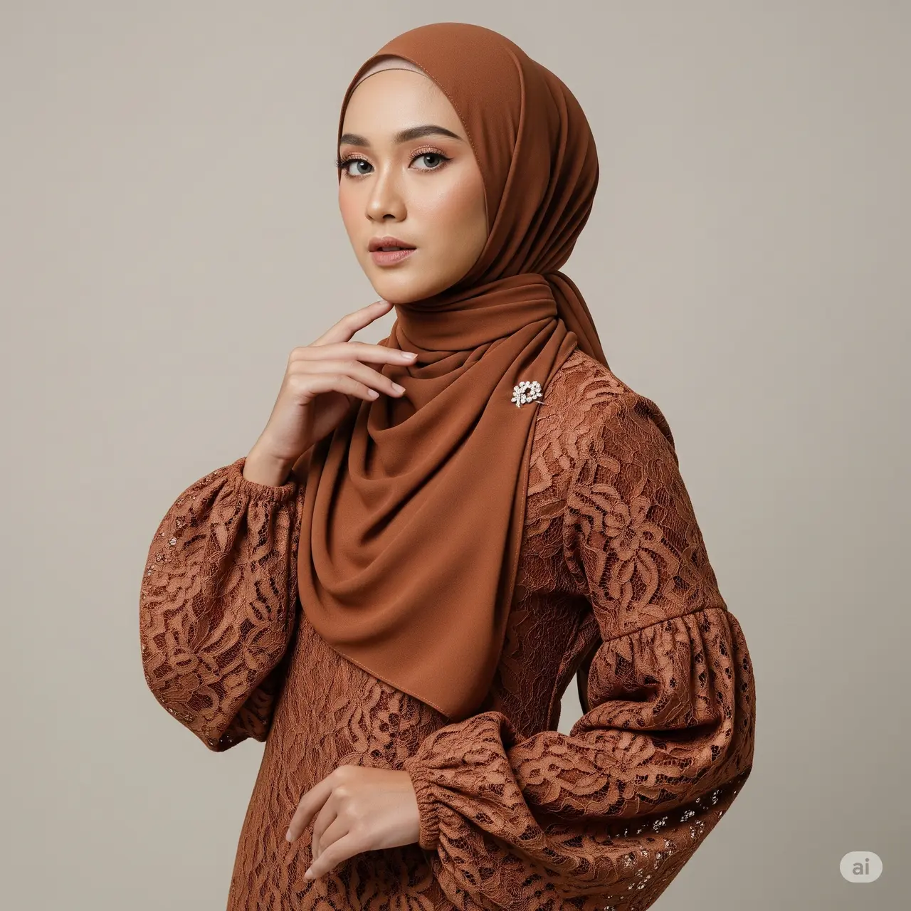 10 Model Kebaya Hijab Menutup Dada Terbaru untuk Tampilan Elegan dan ...