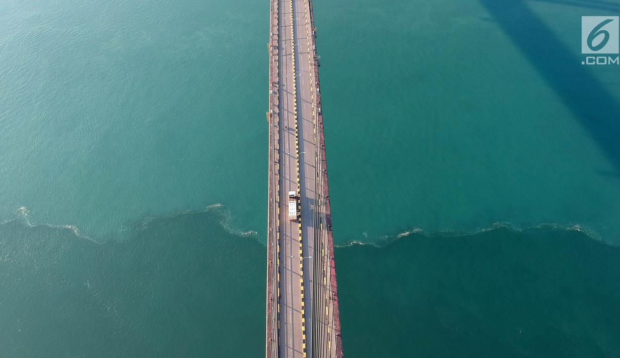 FOTO: Pesona Jembatan Barelang, Ikon Kota Batam dari Udara - Foto ...