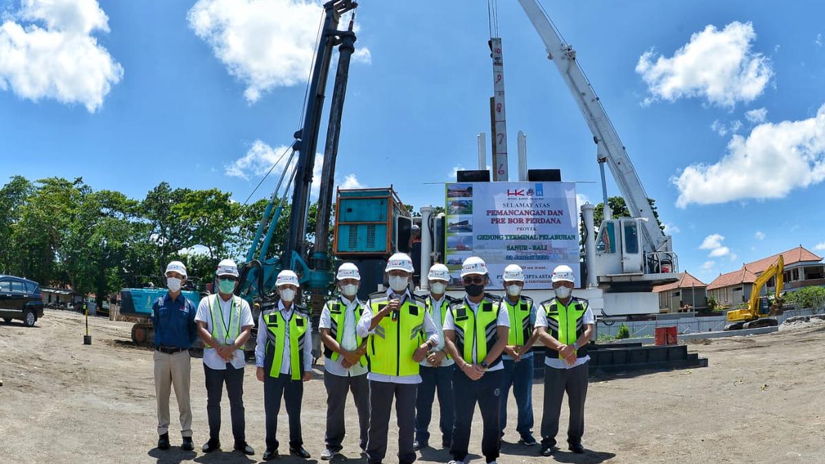 Proyek Gedung Terminal Pelabuhan Sanur Target Rampung Mei 2022 - Bisnis ...