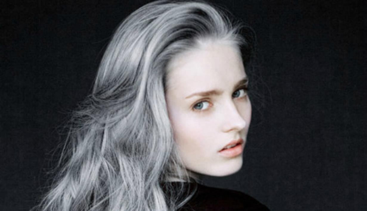 Shine Bright Dengan 8 Inspirasi Warna Rambut Abu-Abu - Photo Fimela.com