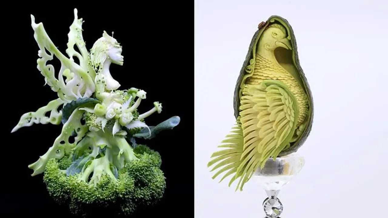 Pria Ini Ubah Buah dan Sayur Jadi Karya Seni Unik, 7 Hasilnya Keren ...