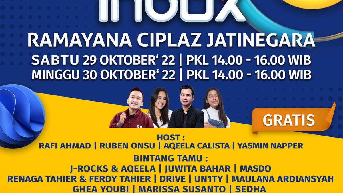Saksikan Tayangan Spesial Inbox dari Cityplaza Jatinegara, Jakarta ...
