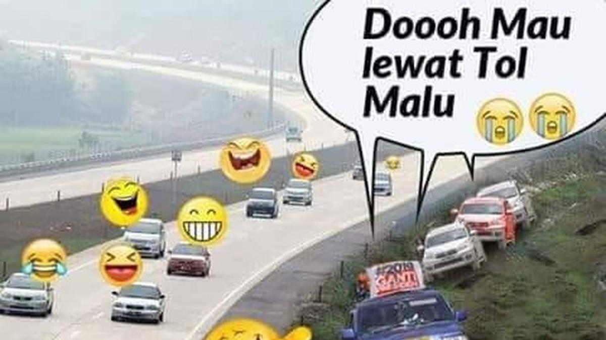 10 Meme Kocak Jalan Tol Beserta Kritikan Pedasnya Ini Bikin Mengocok Perut!