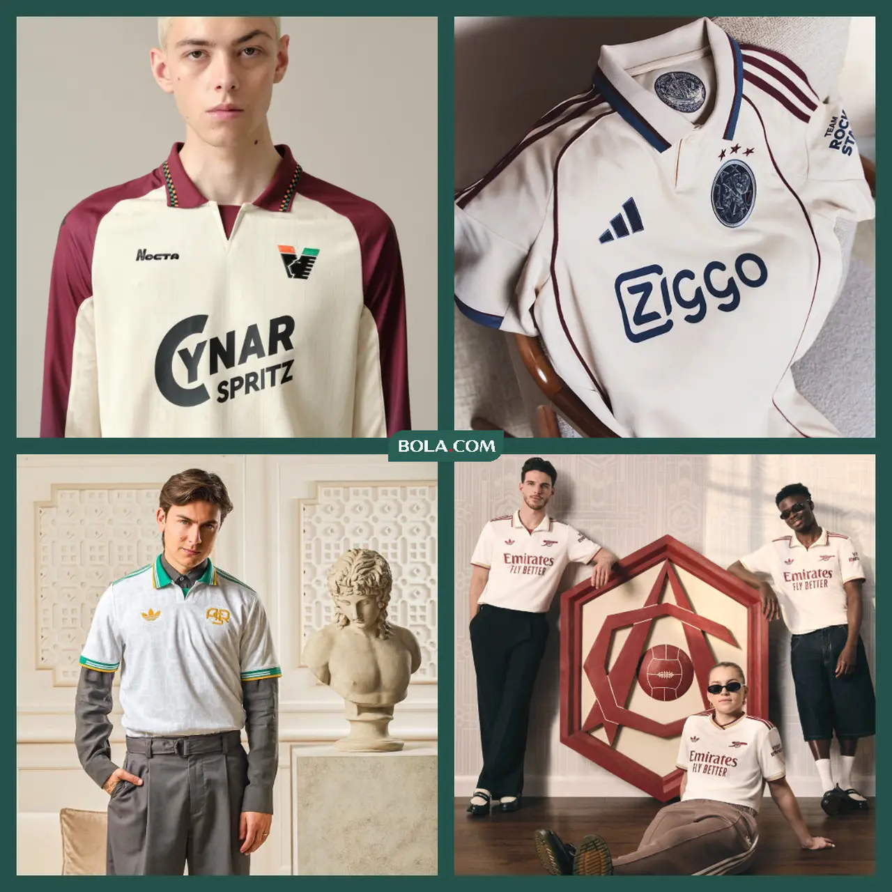 5 Jersey Klub Bola Eropa Terbaru yang Paling Skena: Vintage dan Elegan ...