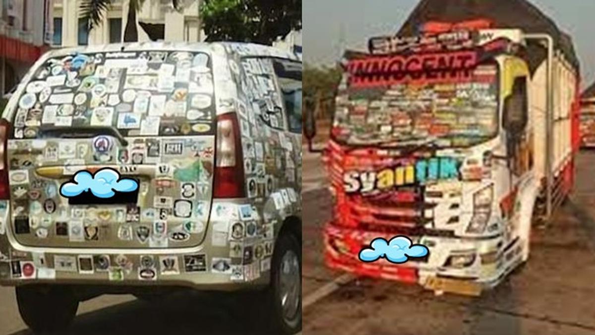 9 Stiker Kendaraan Ini Terlalu Berlebihan, Jadi Pusat Perhatian di ...