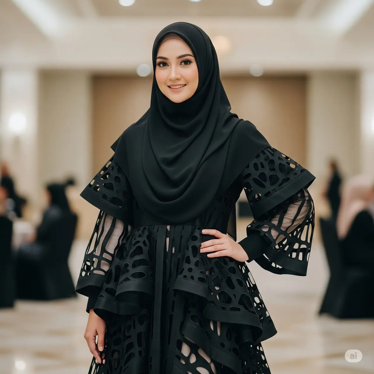 12 Inspirasi Dress Hitam Berlayer yang Bikin Penampilan Makin Anggun ...