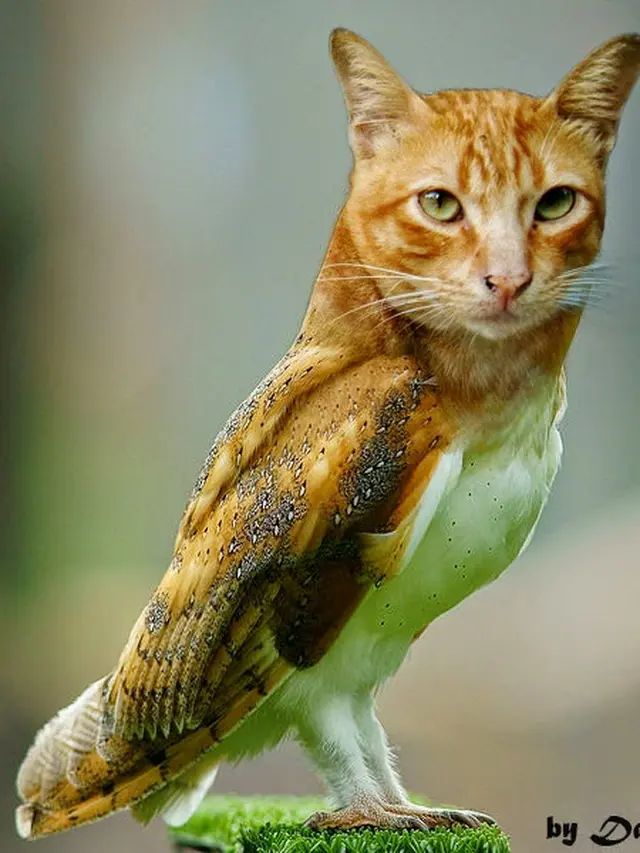 6 Editan Foto Kucing Campuran Burung Ini Nyeleneh, Bikin Bingung - Hot ...