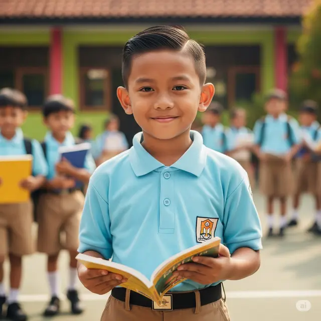 14 Model Rambut Anak Sekolah SD Kekinian, Rapi dan Keren Sesuai Tata ...