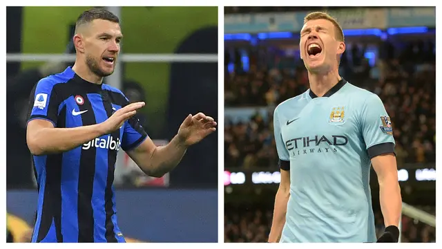 Edin Dzeko, Striker Muslim Mesin Gol Inter Milan yang Pernah Bela ...