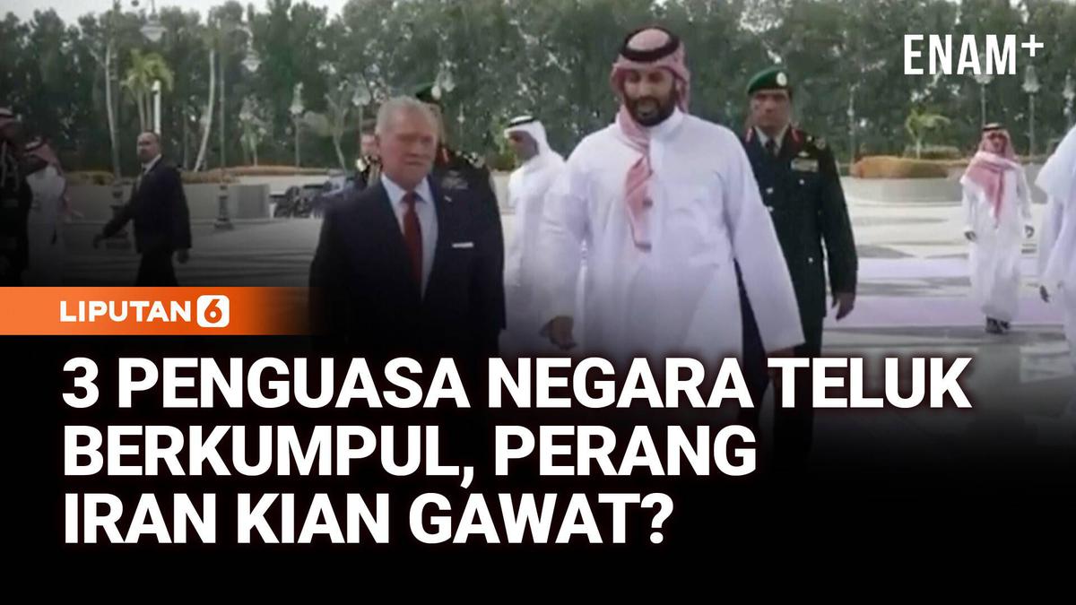 3 Penguasa Negara Teluk Berkumpul, Perang Iran Kian Gawat?