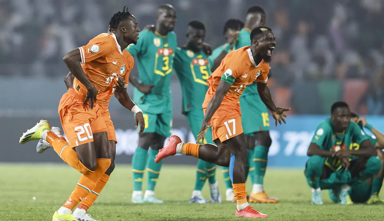 Foto: Tuan Rumah Pantai Gading Tumbangkan Juara Bertahan Senegal di Piala Afrika 2023 Melalui ...