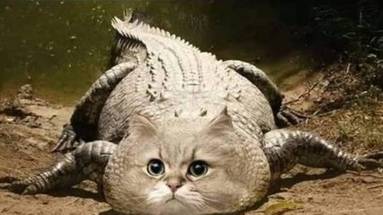 6 Editan Foto Wajah Kucing di Badan Hewan Lain Ini Kocak - Hot Liputan6.com