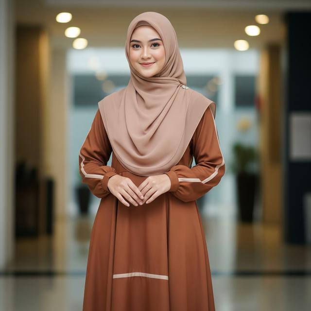 7 Model Gamis Mauve & Mocha yang Diprediksi Menjadi Tren 2026