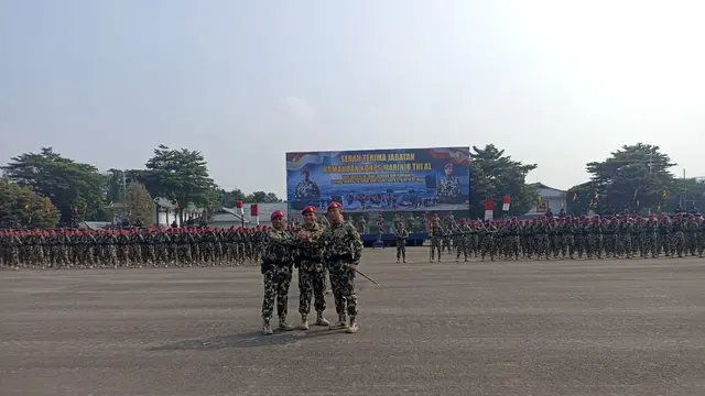 Mayjen TNI Nur Alamsyah Resmi Jabat Dankormar, Gantikan Widodo Dwi ...