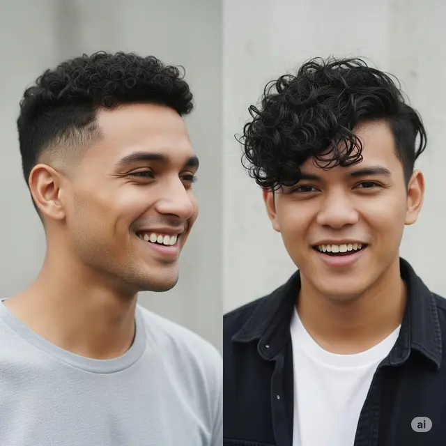 10 Model Rambut Ikal Pria Terkini yang Trendi di 2025: Pendek dan ...