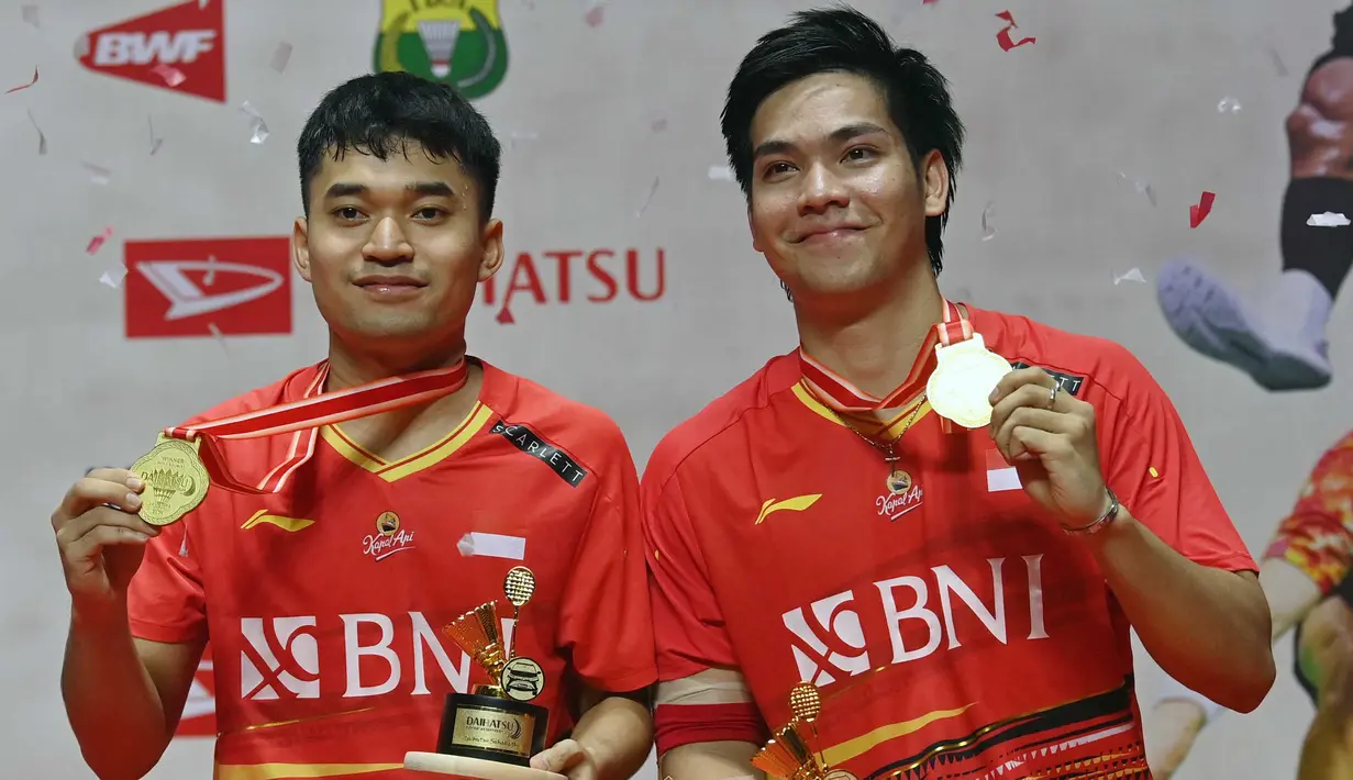 Leo Rolly Carnando/Daniel Marthin Sukses Pertahankan Gelar Juara Ganda ...