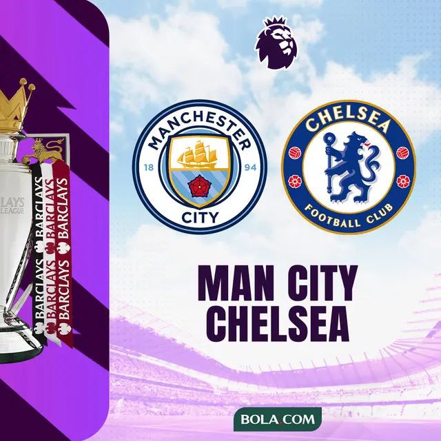 Sedang Berlangsung, Link Live Streaming Liga Inggris Man City Vs Chelsea - Inggris Bola.com