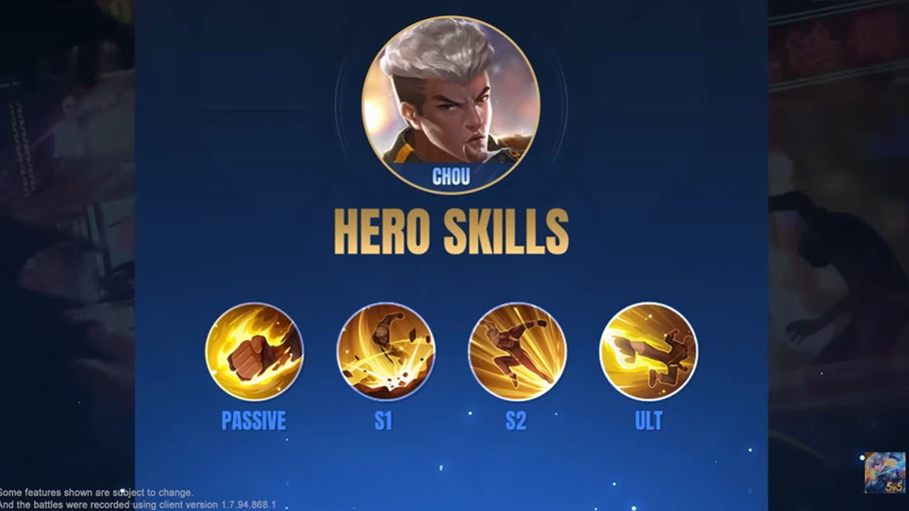 Counter Chou yang Efektif untuk Membuatnya Tak Berkutik selama Permainan