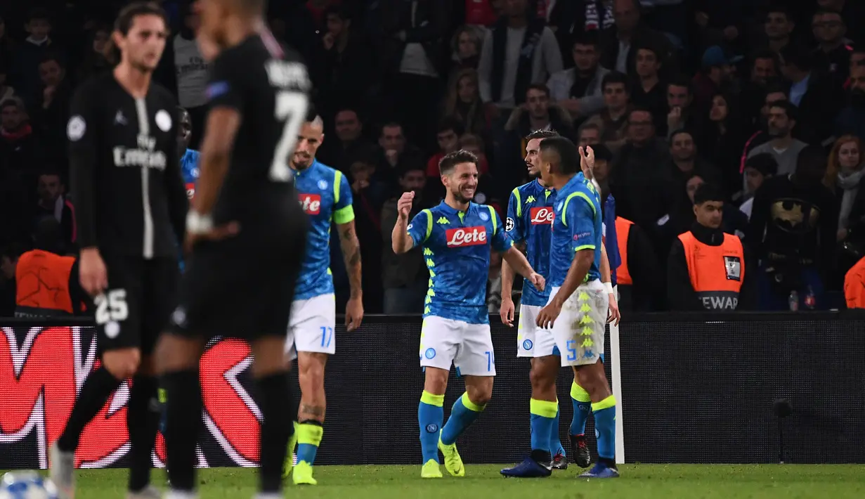 FOTO: PSG Bermain Imbang dengan Napoli di Paris - Foto Liputan6.com