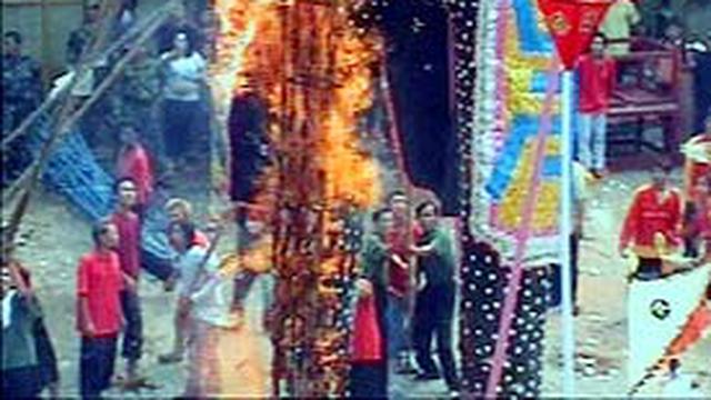 Ritual Membakar Raja Setan di Kelenteng Nimmala - News Liputan6.com