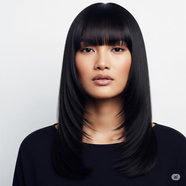 8 Model Rambut Oval Layer Panjang: Tren 2025 untuk Tampilan Stylish