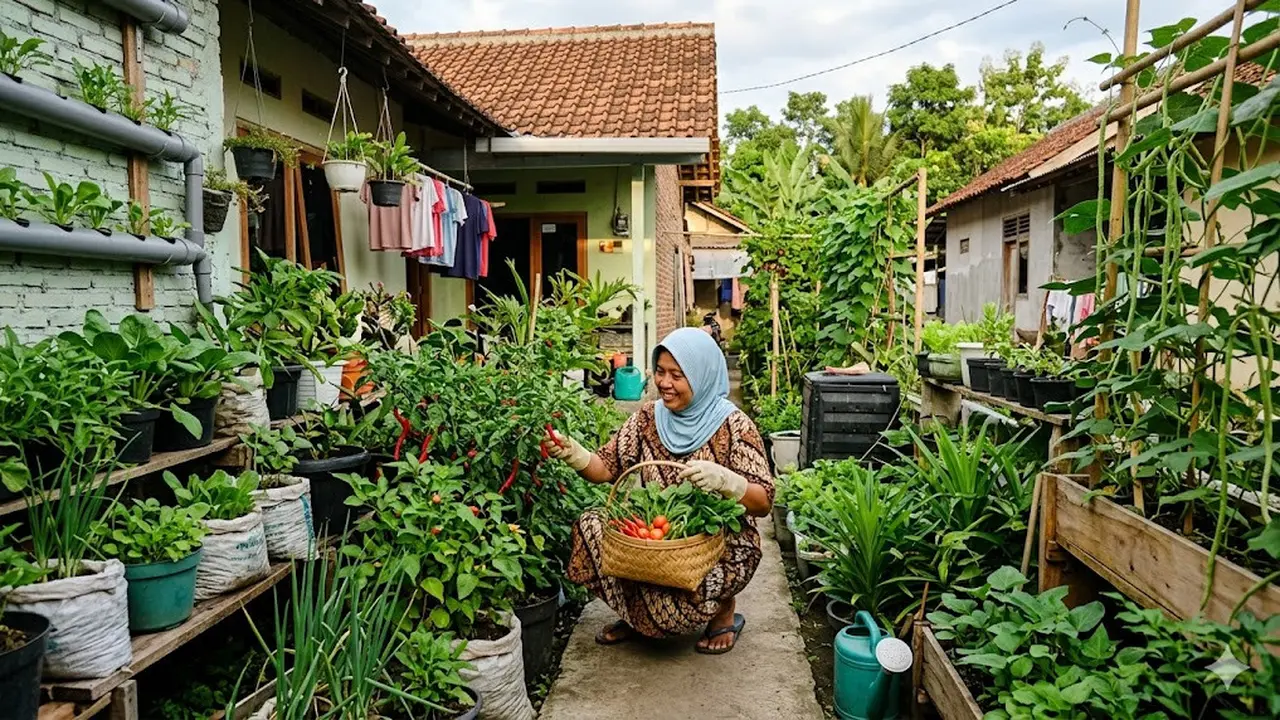 Cara Memulai Sistem Pangan Mandiri untuk Ibu Rumah Tangga di Lahan Terbatas
