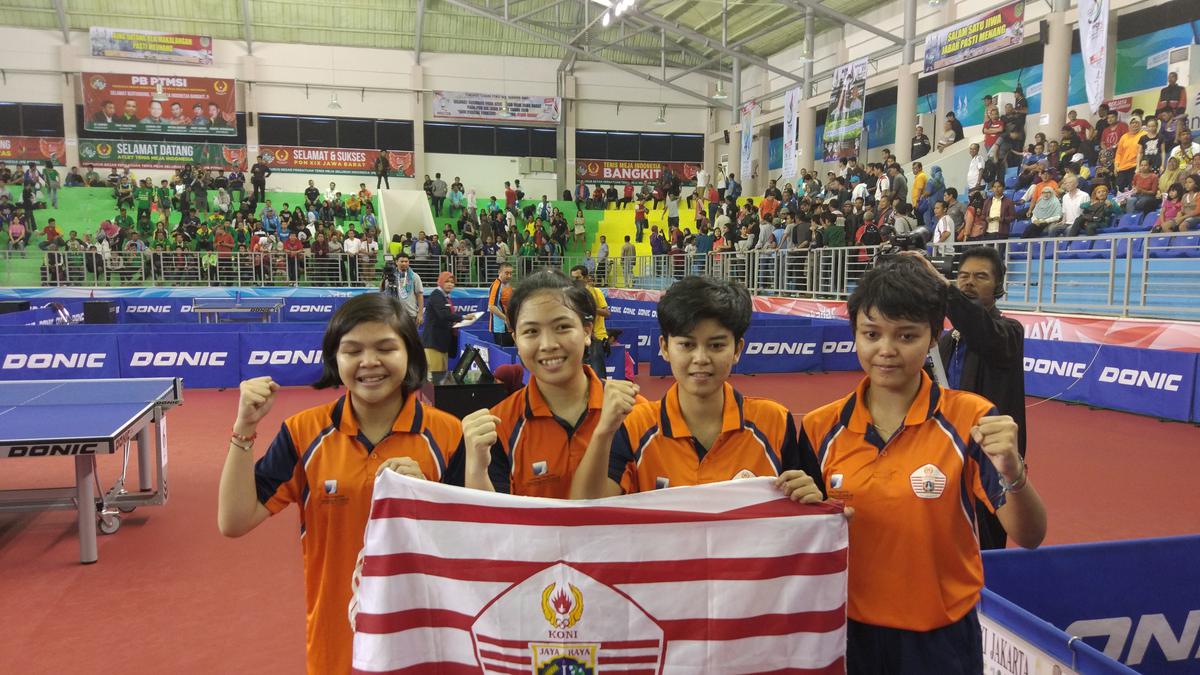 Persaingan Jabar-DKI di Cabang Tenis Meja PON Jabar - Bola Liputan6.com
