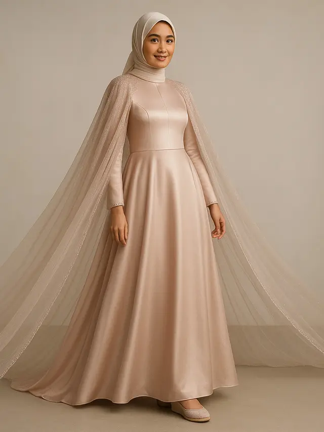8 Model Gamis untuk Pesta Pernikahan Terbaru 2025, Lengkap dengan ...