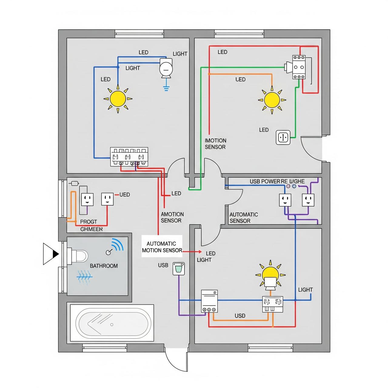 7 Gambar Instalasi Listrik Rumah Sederhana untuk Hunian Minimalis ...