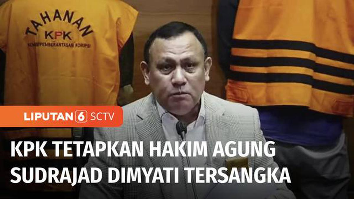 VIDEO: Hakim Agung Sudrajad Dimyati Ditetapkan Sebagai Tersangka Suap - TV Liputan6.com