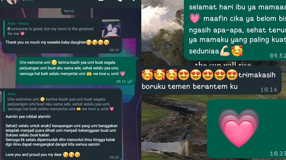 6 Chat Balasan Ibu Dapat Ucapan Selamat Hari Ibu dari Anak Ini Bikin Tersentuh - Hot Liputan6.com