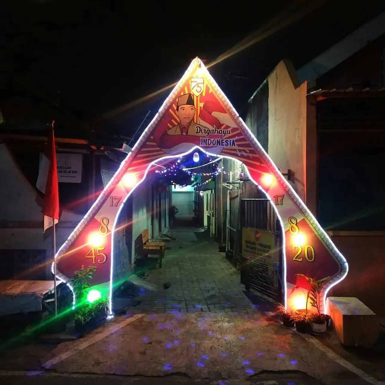 7 Contoh Desain Gapura HUT RI 17 Agustus Pemenang Lomba, Kreatif dan ...