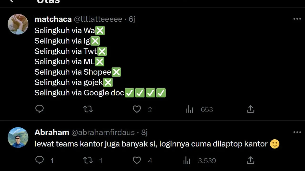 6 Cara Netizen Chatting dengan Selingkuhan di Aplikasi Tak Biasa, Bikin ...