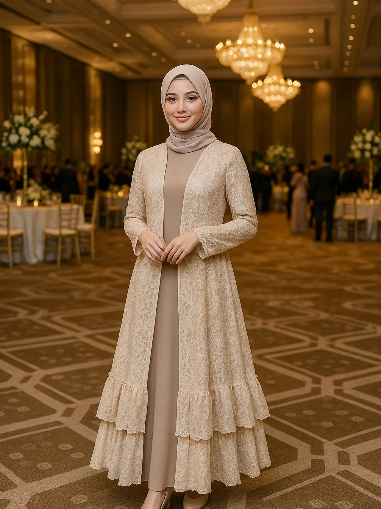 8 Model Kardigan Brokat untuk Kondangan, Jadi Ide Fashion yang Elegan ...