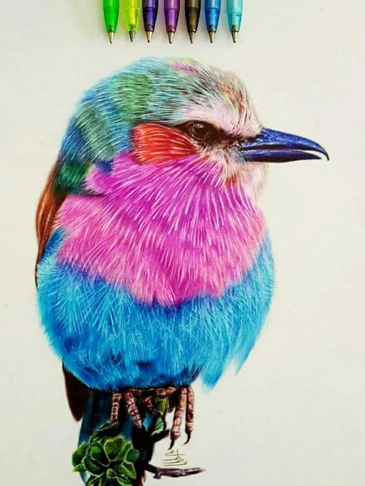 6 Lukisan dari Pulpen Ini Hasilnya Realistis Bak Foto Sungguhan, Bikin ...