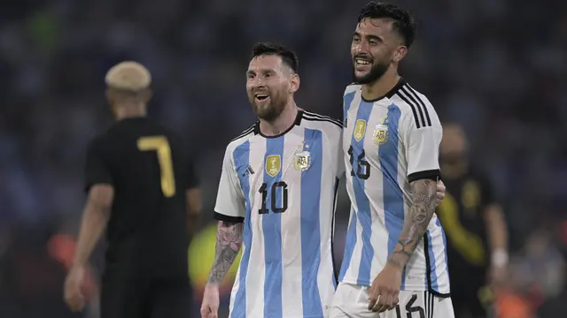 Lionel Messi Cetak 102 Gol untuk Timnas Argentina, Nicolas Gonzalez ...