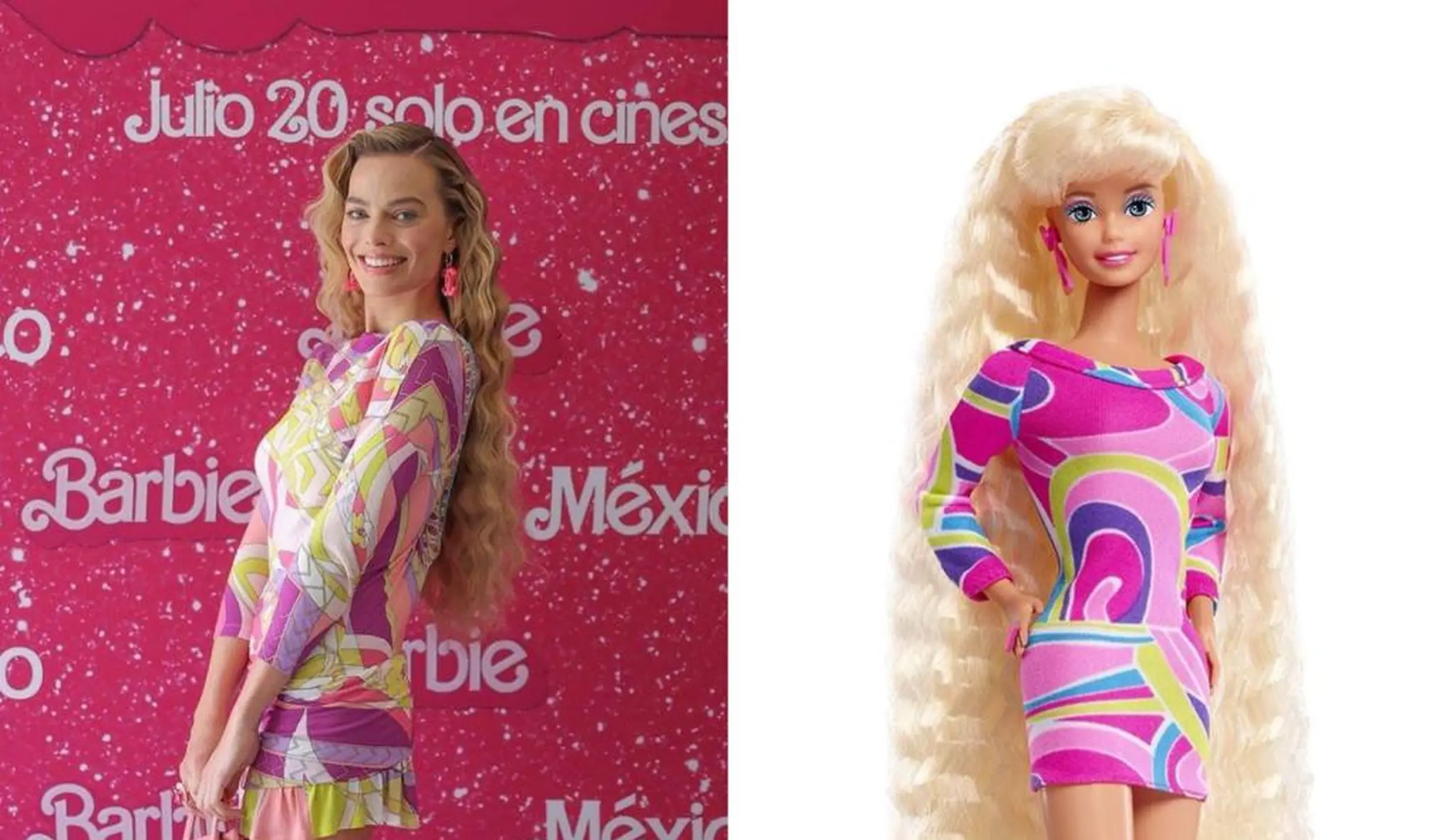 10 Potret Margot Robbie Duplikasi Gaya Boneka Barbie saat Press Tour ...