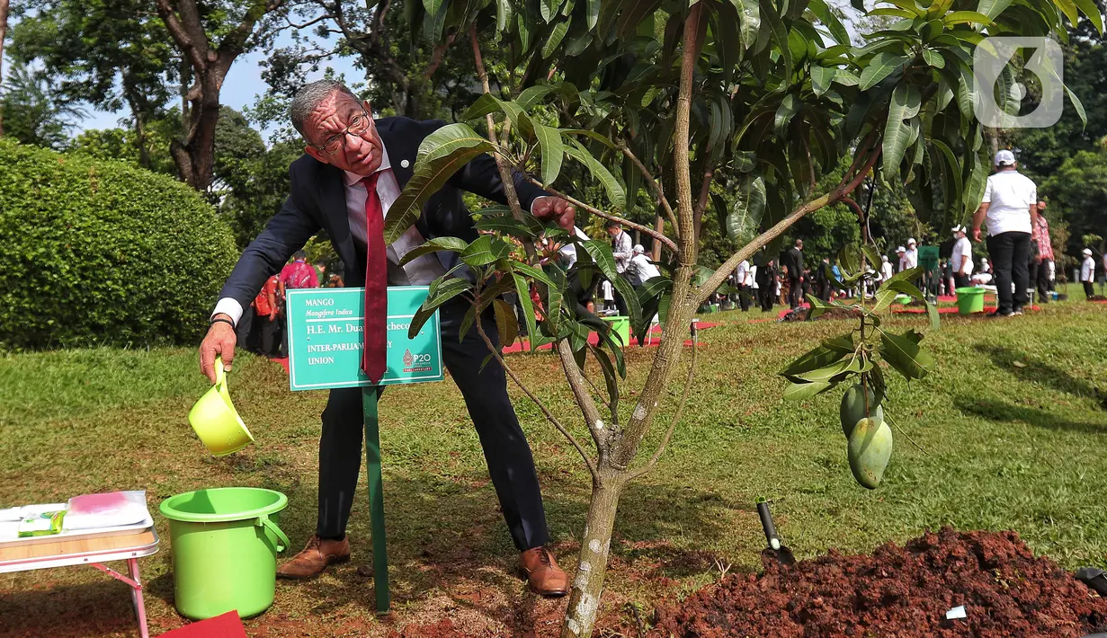 Puan Maharani Ajak Delegasi P20 Menanam Pohon di Kompleks Parlemen ...