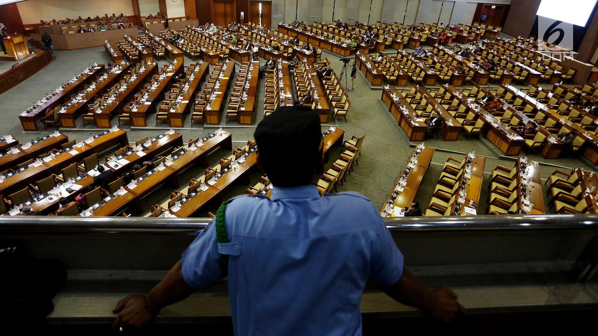 Rapat Paripurna RAPBN 2018 Sepi Anggota Dewan - Foto Liputan6.com