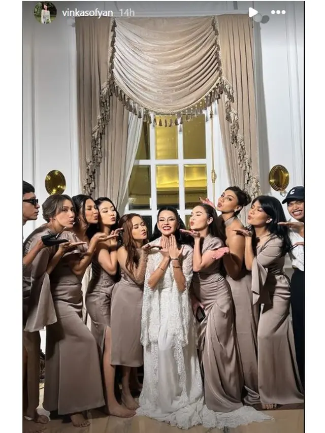 8 Potret Pernikahan Susan Sameh dan Khalid Atamimi, Bridesmaid Bertabur ...