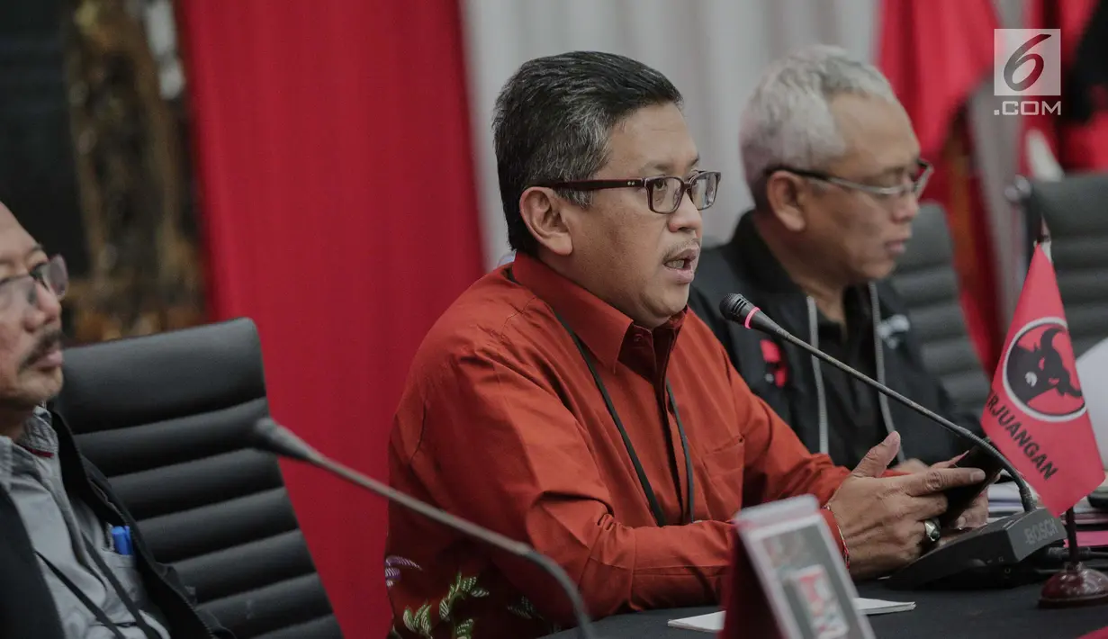 FOTO: PDI Perjuangan Apresiasi Kerja KPU dalam Pemilu 2019 - Foto Liputan6.com