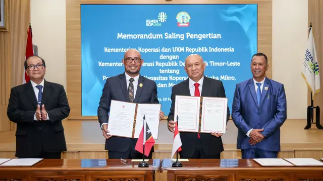 Kementerian Koperasi Indonesia dan Timor Leste Sepakat Kembangkan Kapasitas Koperasi hingga UMKM ...