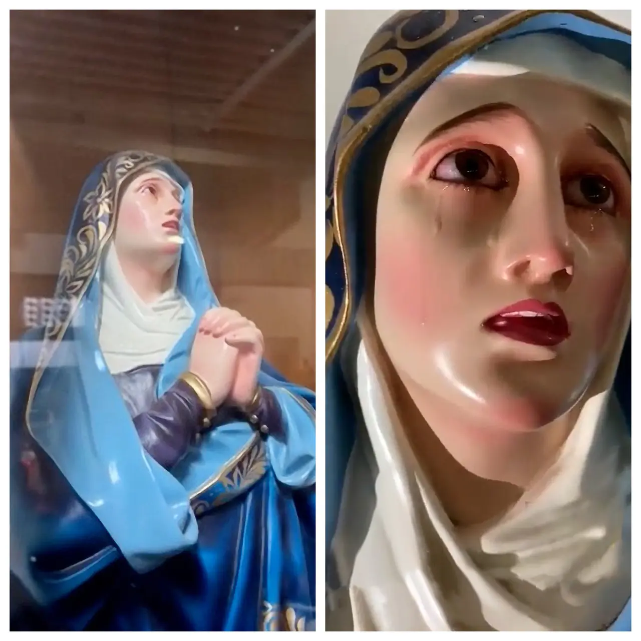 Viral Video Patung Bunda Maria Ini Bikin Pengunjung Gereja Kaget ...