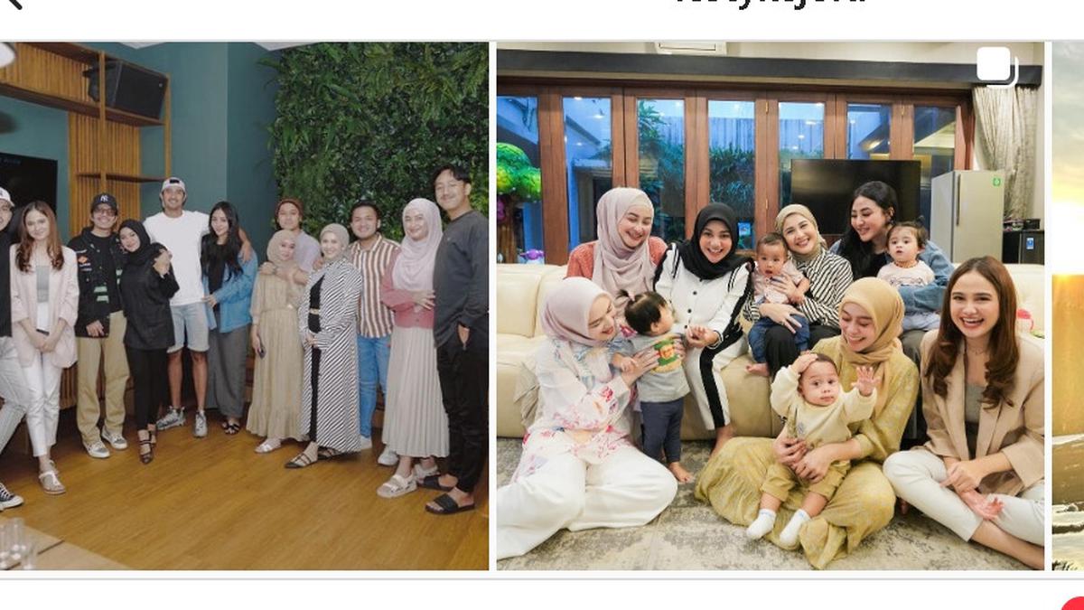 5 Momen Lesti Kejora dan Geng Mamayu Kumpul Bersama Anak Serta Pasangan, Rizky Billar Peluk Erat ...