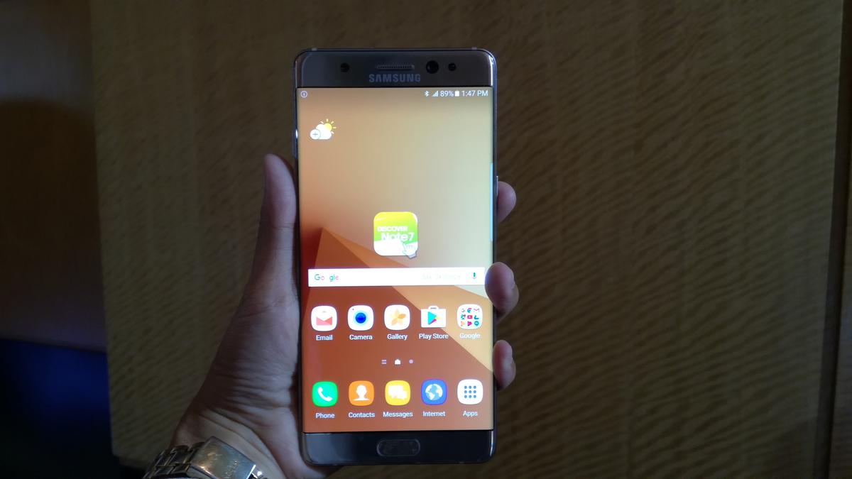 Samsung Galaxy Note 7 Meledak di Pesawat