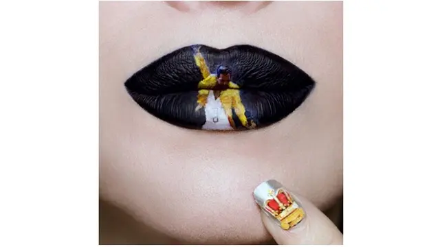 6 Kreasi Lip Art Ini Terinspirasi dari Film, Keren Banget