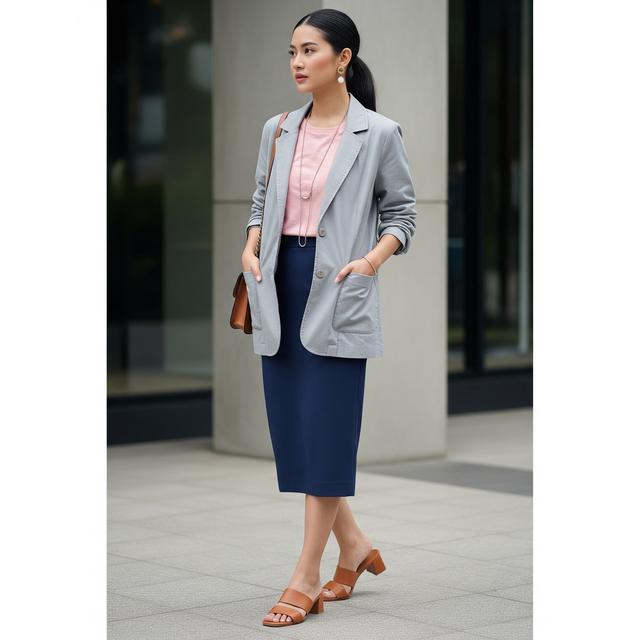 10 Model Jas Wanita yang Nyaman untuk Iklim Tropis, Tetap Elegan dan ...