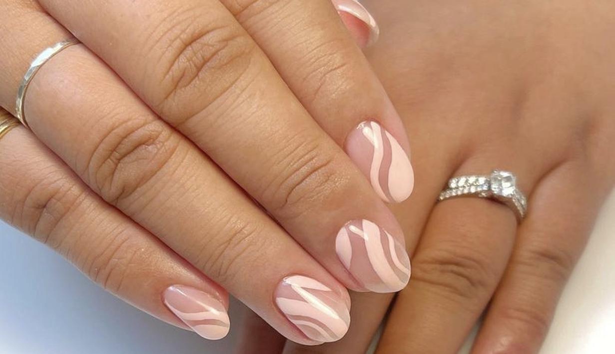 6 Inspirasi Nail Art Kuku Pendek - Photo Fimela.com