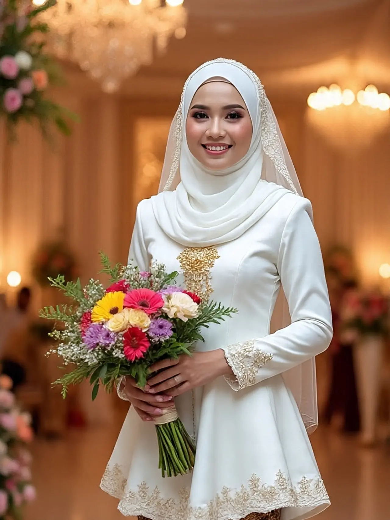 7 Pilihan Model Kebaya Brokat Putih 2025, Elegan untuk Wisuda dan Acara ...