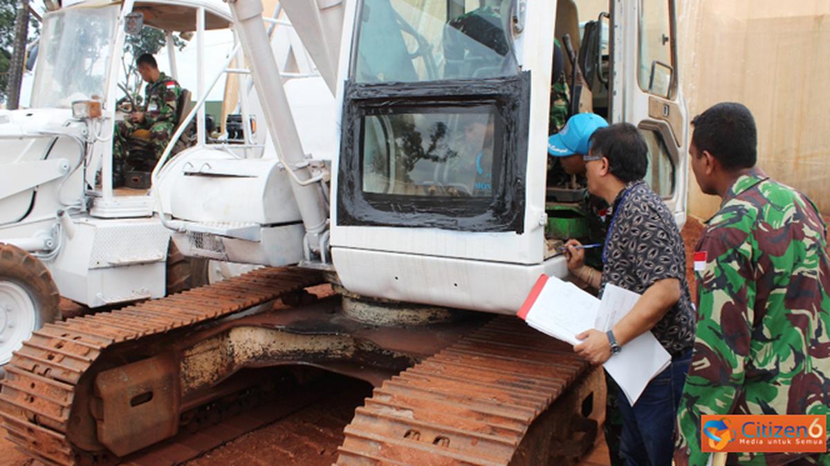 Tim COE Monusco Periksa Peralatan Operasional Konga XX-J